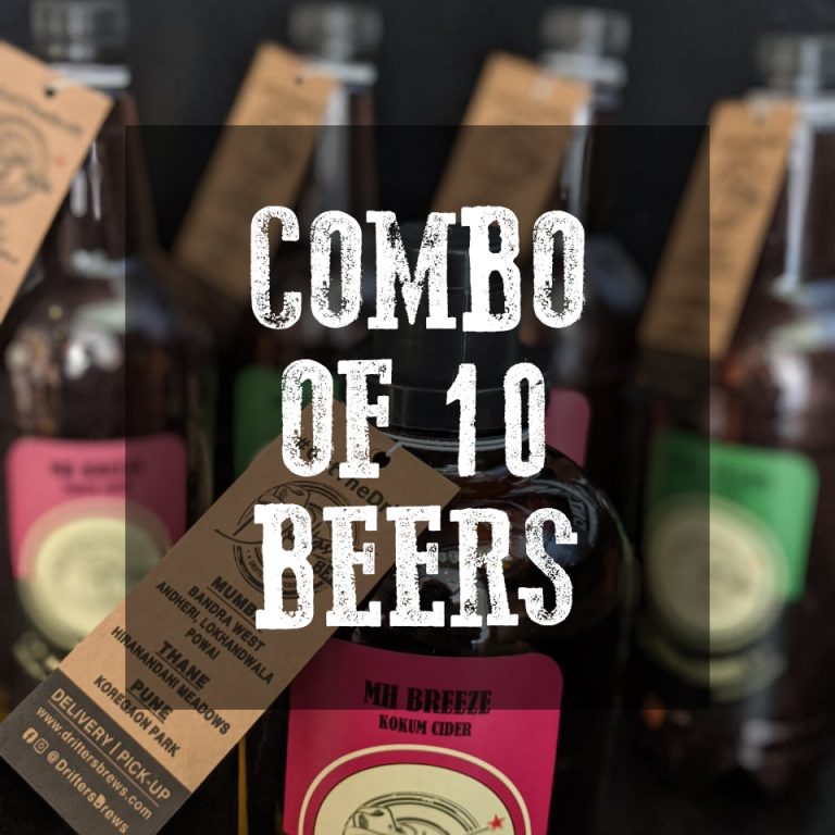 Combo of 10 Beers – Drifters Brews (Craft Beer Delivery)