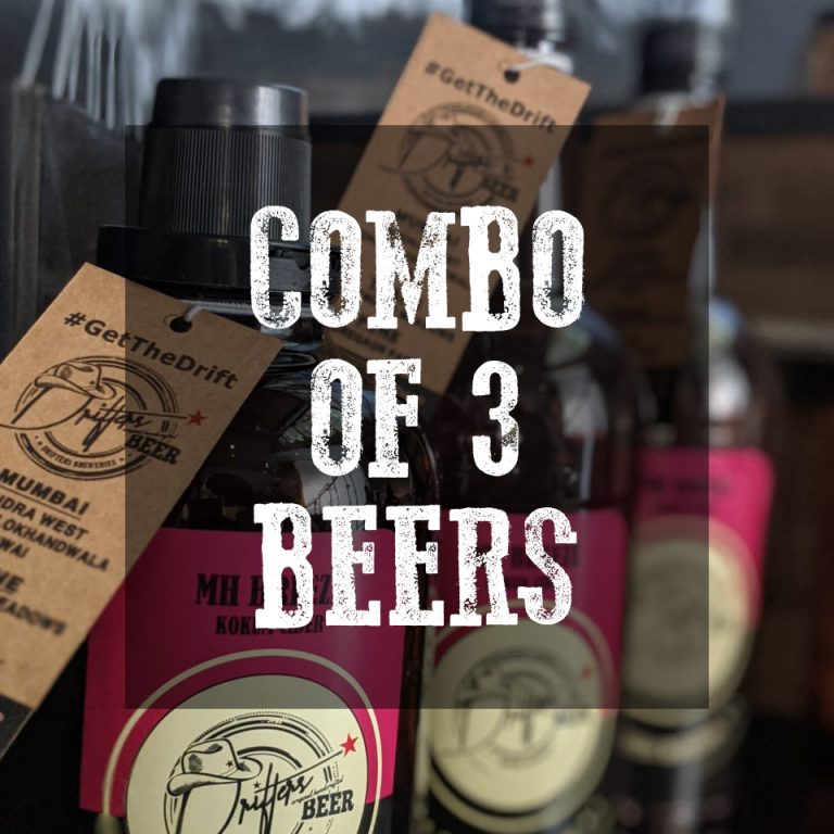Combo of 3 Beers – Drifters Brews (Craft Beer Delivery)