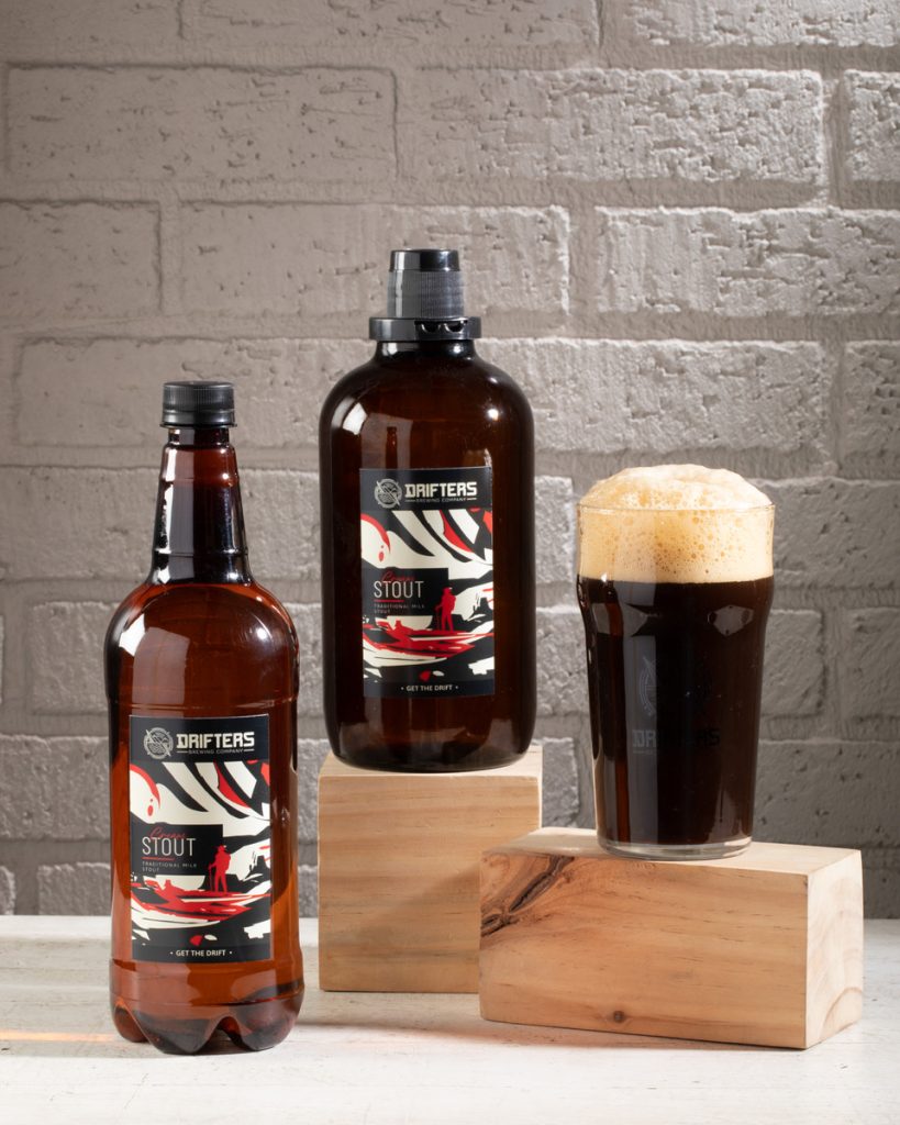 Cream Stout (Milky Way) – 1 litre – Drifters Brewing Company